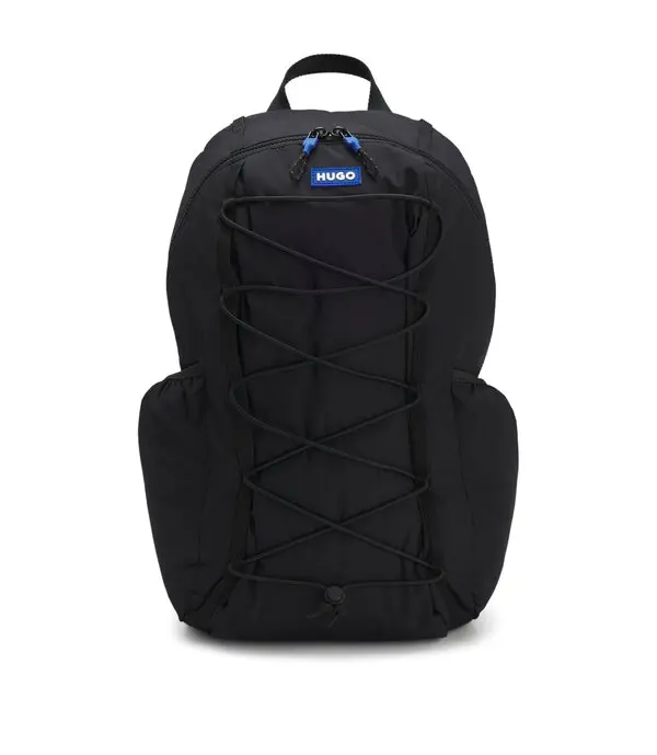 Hugo Backpack With Logo Patch - Black