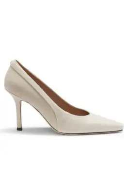 BOSS Suede Pumps With Gait-tech® Insole - Light Beige
