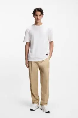 Hugo Low-top Trainers With Monogrammed Uppers - White