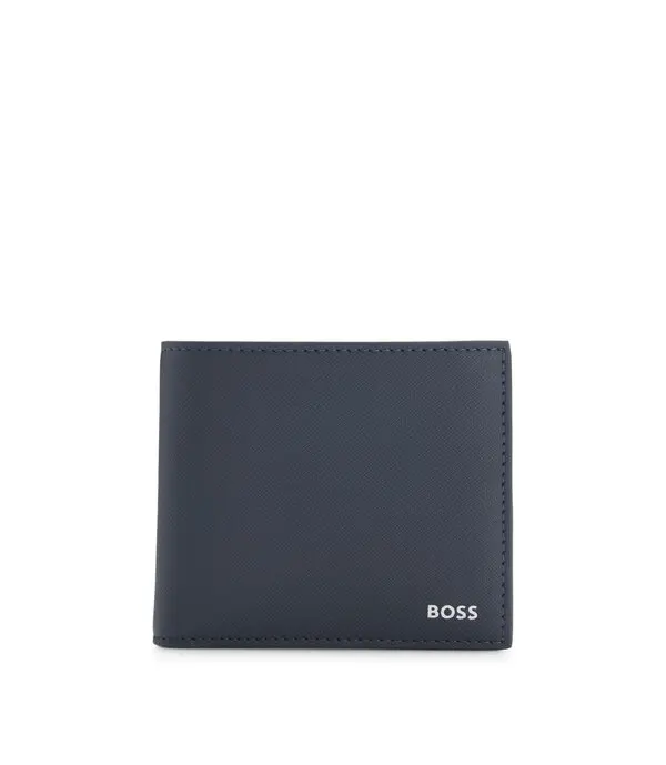BOSS Wallet With Silver-foil Logo - Light Blue