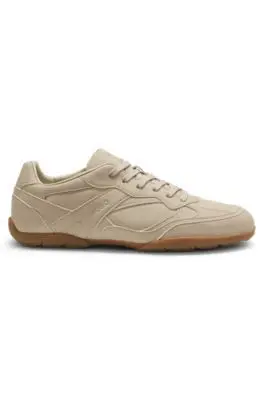 Hugo Stacked-logo Faux-leather Trainers