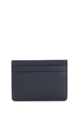 BOSS Card Holder With Foil-emed Logo - Light Blue
