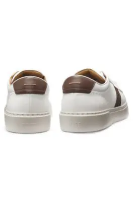 BOSS Trainers With Woven Detailing - White