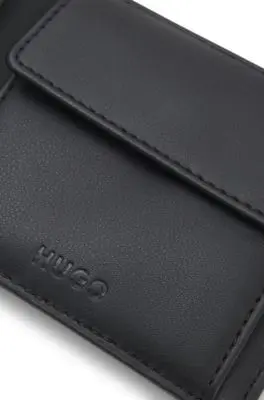 Hugo Stacked-logo Wallet With Monogram Print