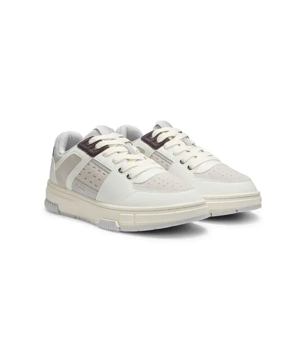 Hugo Trainers With Mesh And Faux Leather