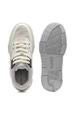 Hugo Trainers With Mesh And Faux Leather