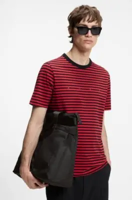 Hugo Ripstop Tote Bag With Logo