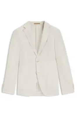 BOSS Slim-fit Jacket In Wool