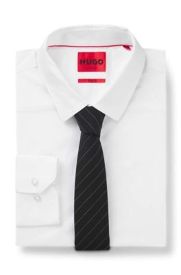 Hugo Diagonal Pinstripe Neck Tie