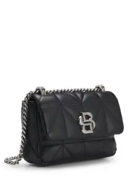 BOSS Small Quilted Shoulder Bag With Monogram
