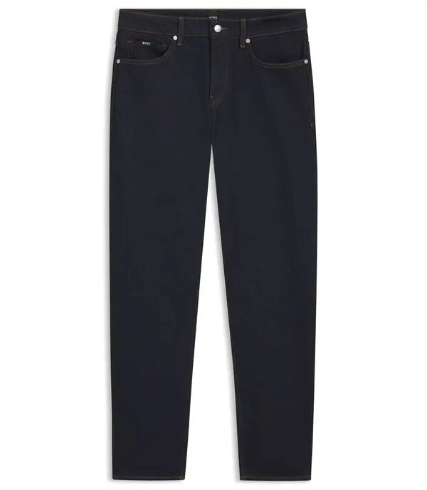 BOSS Delaware Slim-fit Denim Jeans - Dark Blue