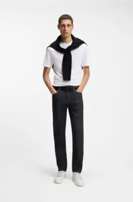 BOSS Delaware Slim-fit Denim Jeans - Dark Blue