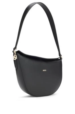 BOSS Hobo Bag With Double B Monogram Charm