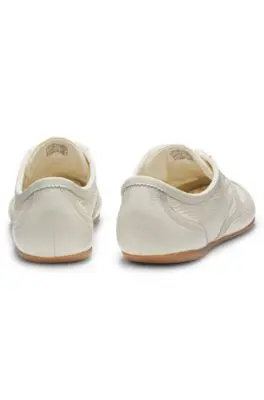Hugo Low-top Trainers With Suede And Leather - White