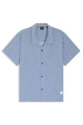 BOSS Regular-fit Shirt With All-over Print
