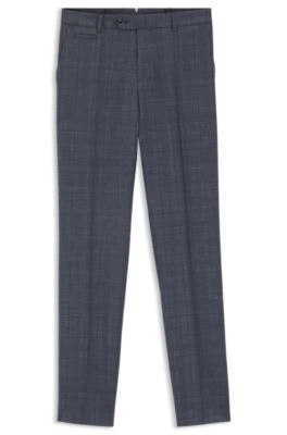 BOSS Slim-fit Virgin Wool Trousers