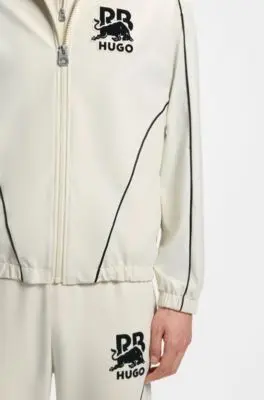 Hugo X Rb Zipper Jacket With Bull Motif