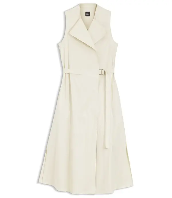 BOSS Adjustable Belt Wrap Dress