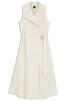 BOSS Adjustable Belt Wrap Dress
