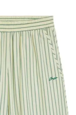 BOSS Cotton-poplin Palazzo Trousers