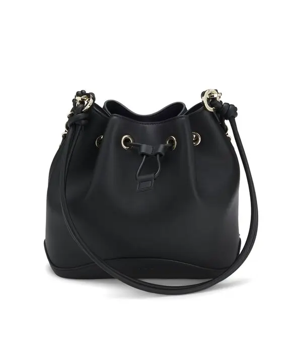 Hugo Faux-leather Bucket Bag With Straps