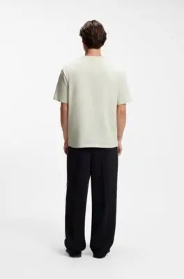 Hugo Cotton-jersey T-shirt With Embroidered Logo