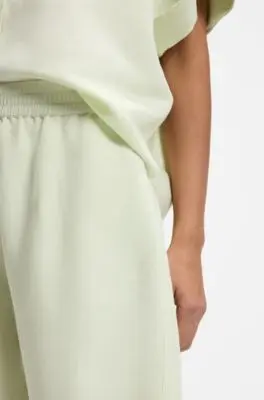 BOSS Balloon-leg Trousers With Elasticated Waist