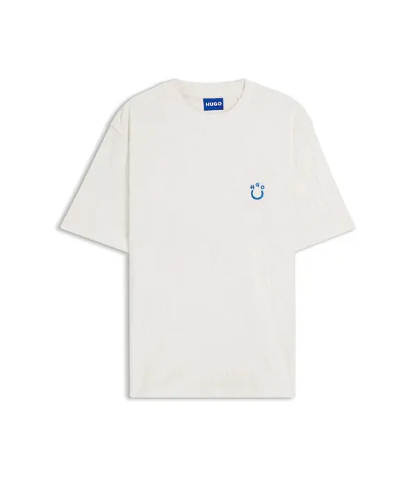Hugo Cotton-toweling T-shirt With Happy