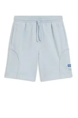 Hugo Cotton Blend Logo-label Shorts