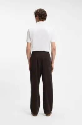 BOSS Stretch-cotton Corduroy Trousers