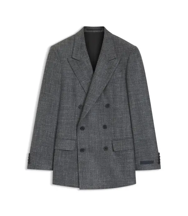 BOSS Wool Double-breasted Beckham Jacket