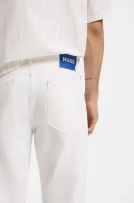 Hugo Regular-fit Denim Jeans - White