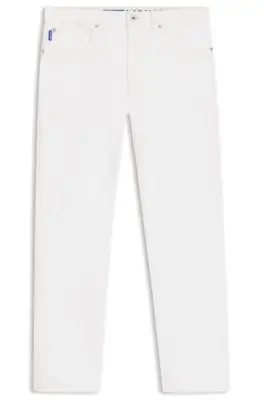 Hugo Regular-fit Denim Jeans - White