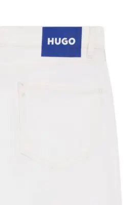 Hugo Regular-fit Denim Jeans - White