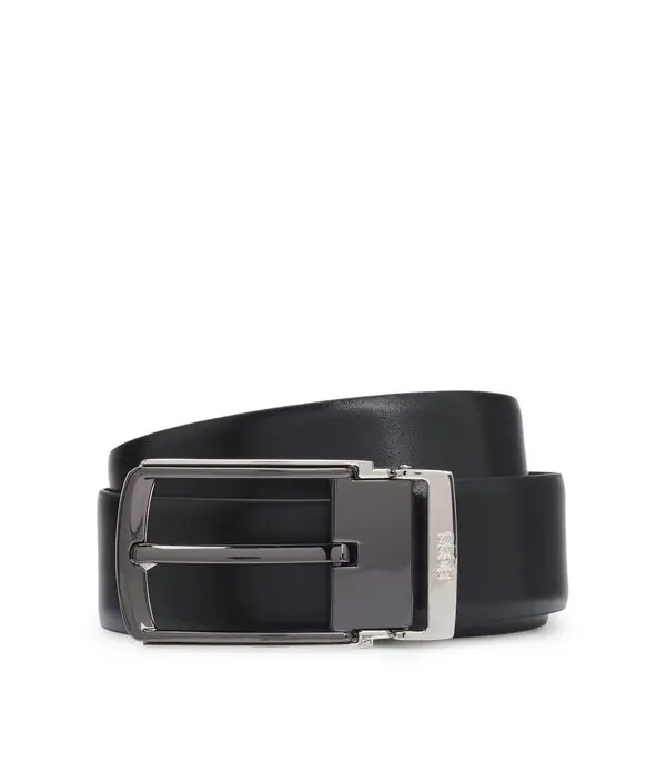 BOSS Reversible Leather Belt - Black