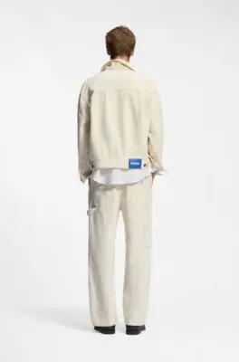 Hugo Relaxed-fit Trucker Jacket - White