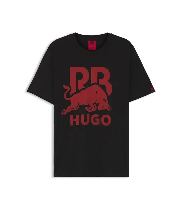 Hugo X Rb Cotton T-shirt With Bull Motif