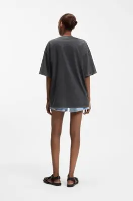 Hugo Cotton-jersey T-shirt With Graphic Print