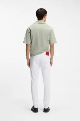 Hugo Extra-slim-fit Comfort-stretch Jeans - White