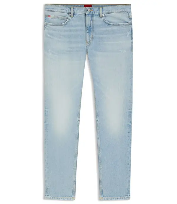 Hugo Extra-slim-fit Stretch Denim Jeans - Light Blue