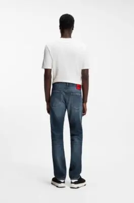 Hugo Slim-fit Comfort-stretch Denim Jeans
