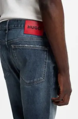 Hugo Slim-fit Comfort-stretch Denim Jeans