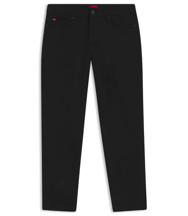 Hugo Tapered-fit Jeans In Thermo-regulating Denim