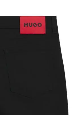 Hugo Tapered-fit Jeans In Thermo-regulating Denim