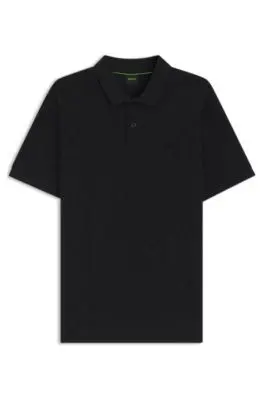 BOSS Porsche X Polo Shirt In Jacquard-patterned Cotton