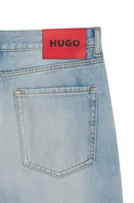 Hugo Relaxed Tapered Fit Jeans