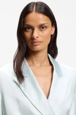 BOSS Relaxed-fit Blazer In Sateen