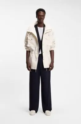 BOSS By Beckham T-shirt In Linen - White