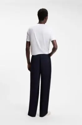 BOSS By Beckham T-shirt In Linen - White
