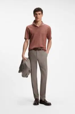 BOSS Johnny-collar Polo Shirt In Cotton